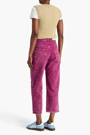 Marni Tiedyed Highrise Straightleg Jeans