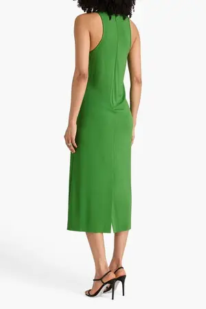 Tibi Serpentine Stretchjersey Midi Dress