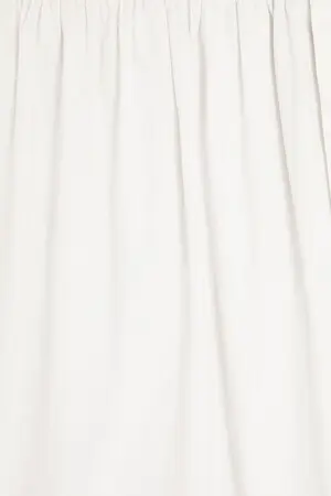 Ulla Johnson Imani Gathered Washed Cottonpoplin Midi Dress