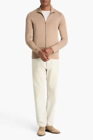 Dunhill Mulberry Silk Cardigan