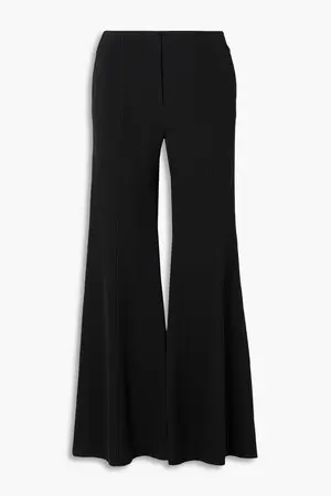 Proenza Schouler Stretchknit Flared Pants - Black