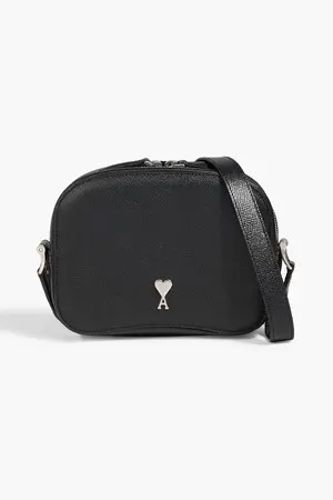 AMI Paris Paris Pebbledleather Crossbody Bag