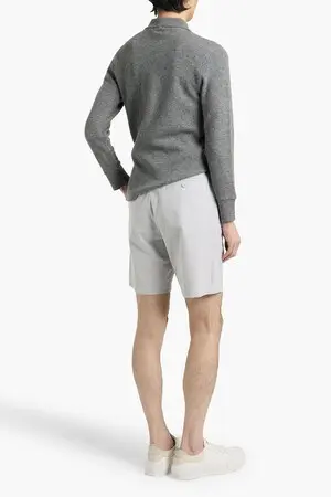 Thom Browne Waffle-knit Cashmere Polo Sweater