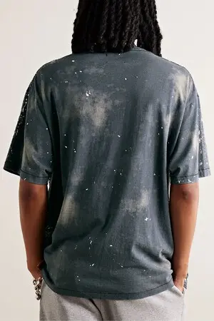 GALLERY DEPT. Paintsplattered Bleached Cottonjersey Tshirt