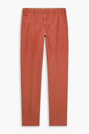 SLOWEAR Venezia 1951 Slimfit Straightleg Chinolino Trousers - Tan
