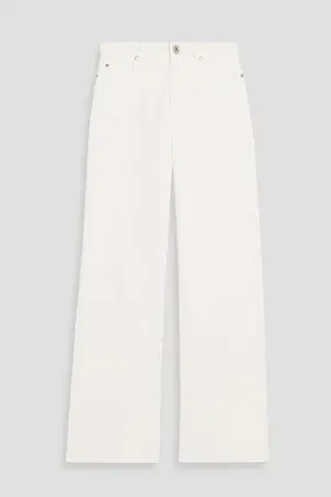 Max Mara Ari High-rise Wide-leg Jeans - White