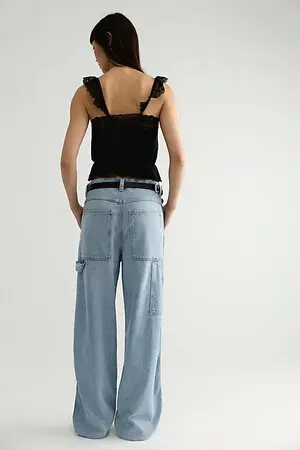 AGOLDE Lyndon Loose Wide-leg Jeans With Hammer Loop Detail