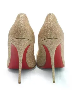 CHRISTIAN LOUBOUTIN So Kate Pointed-toe Pumps - Gold