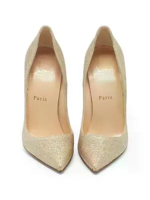 CHRISTIAN LOUBOUTIN So Kate Pointed-toe Pumps - Gold