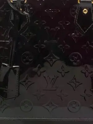 LOUIS VUITTON Alma Pm Monogram Vernis Handbag - Brown