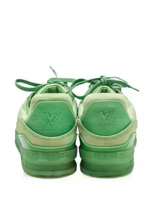 LOUIS VUITTON Monogram Trainer Sneakers - Green