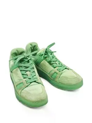 LOUIS VUITTON Monogram Trainer Sneakers - Green