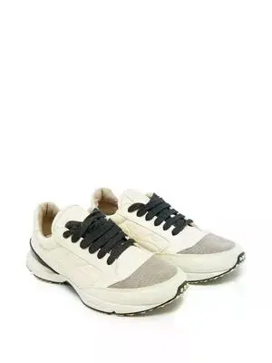 Brunello Cucinelli Lace-up Leather Sneakers