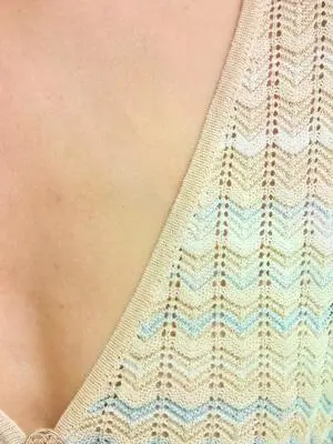 Guess Chevron-knit Cardigan