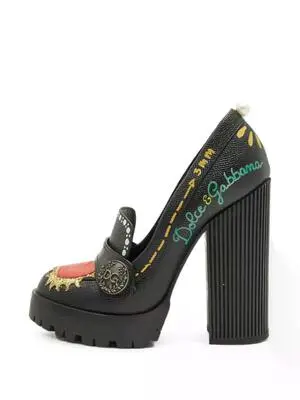 Dolce & Gabbana Edna Heart-patch Pumps