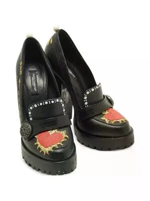 Dolce & Gabbana Edna Heart-patch Pumps