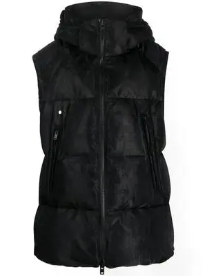 Y3 Graphic Print Padded Gilet