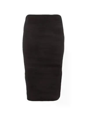 Emporio Armani Ribbed Midi Skirt