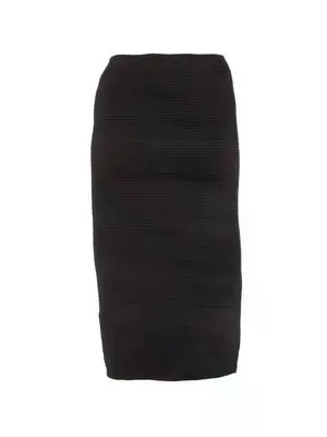 Emporio Armani Ribbed Midi Skirt