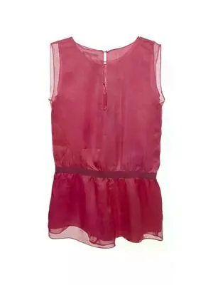 Maje Sheer Silk Playsuit