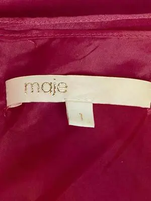 Maje Sheer Silk Playsuit