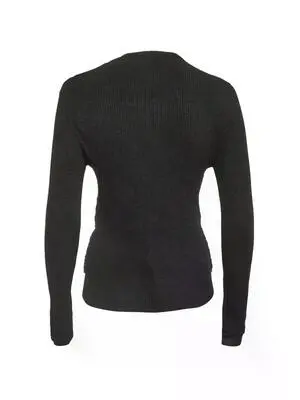 Dolce & Gabbana Lace-panel Rib-knit Cardigan