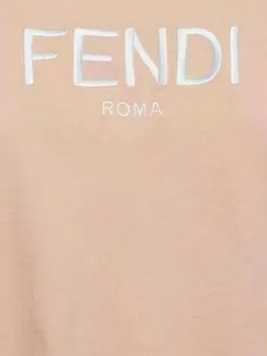 Fendi Embroidered Logo T-shirt