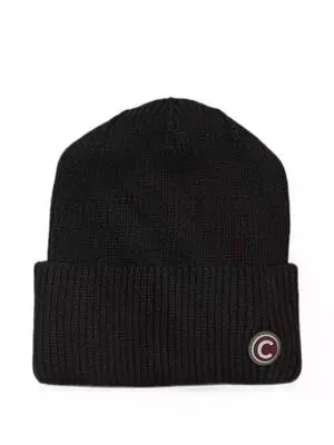 COLMAR Ribbed Knit Beanie Hat - Black