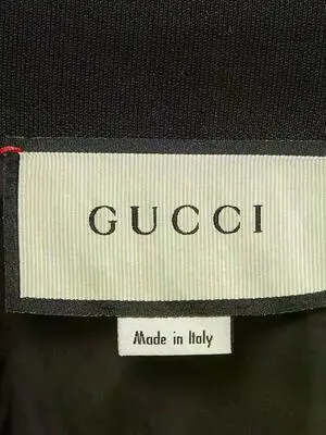 Gucci Gg Shoulder Stripe High Neck Jacket