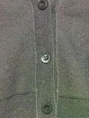 Prada Lurex-knit Cotton Cardigan