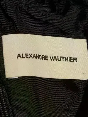 Alexandre Vauthier Asymmetrical Pleated Mini Dress