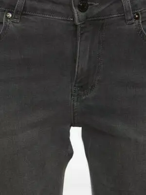 LANVIN Striped Embroidered Jeans