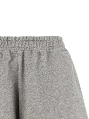 GANNI Isoli Cotton Jersey Shorts With Lace Trim