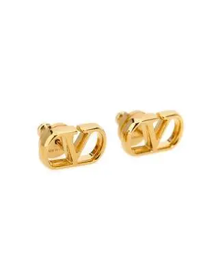 Valentino Garavani Vlogo Signature' Earrings - Gold
