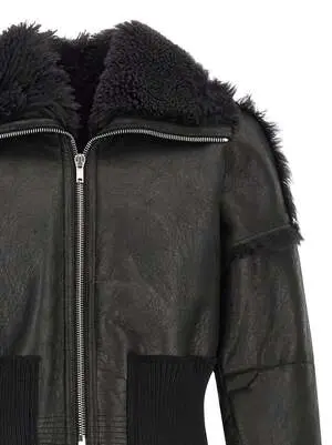 Rick Owens Flight Jkt Cropped' Bomber Jacket