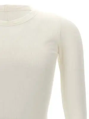 Rick Owens Rib Ls T' T-shirt - White