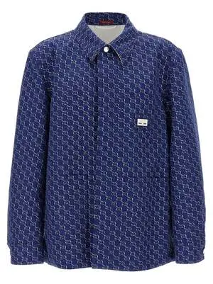 Gucci Gg Shadow Jacquard Cotton Jacket