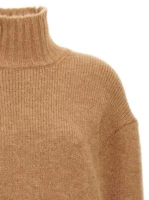 JIL SANDER Alpaca Blend High Neck Sweater
