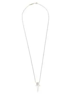 Rick Owens Pentagram Pendant Necklace - Silver