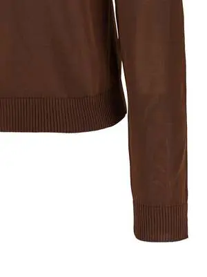 GANNI Argyle Intarsia Organic Cotton Cardigan