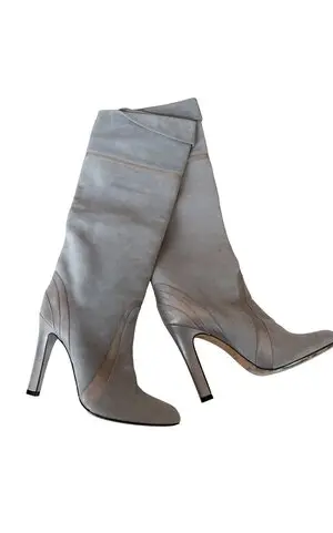 DEAR CLEMENTINE VINTAGE Emilio Pucci Suede High Heel Boots - Blue