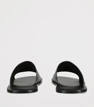 THE ROW Hugh Suede Slides