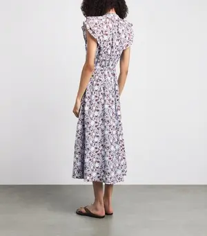 ME+EM Floral Midi Dress