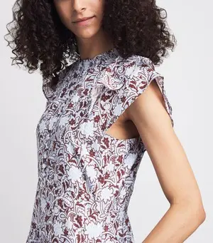 ME+EM Floral Midi Dress