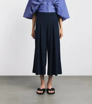 ME+EM Very Wide Pleated Trousers