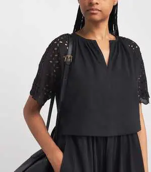 ME+EM Broderie Anglaise 2-in-1 Maxi Dress