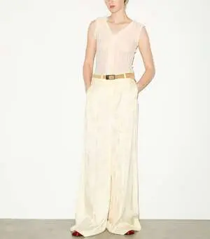 Max & Co. Lace Ruffled Tank Top