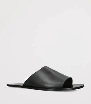 THE ROW Hugh Suede Slides