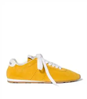Miu Miu Suede Lace-up Sneakers