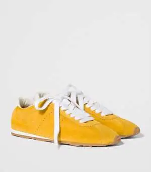 Miu Miu Suede Lace-up Sneakers